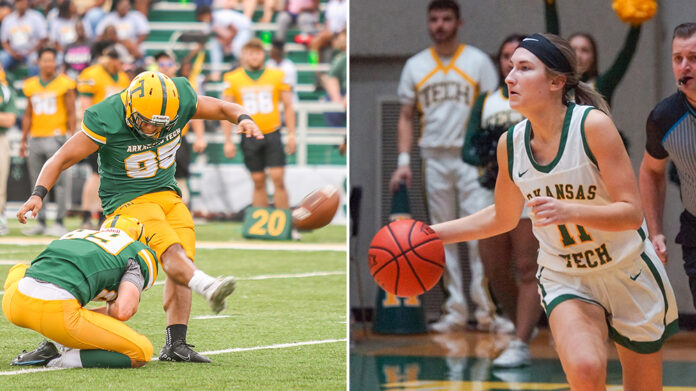 ATU Athletics Names Tucker, Falls Award Winners - Arkansas Tech University