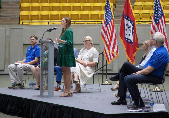 Governor Sanders Welcomes AGS Class of 2023 - Arkansas Tech University
