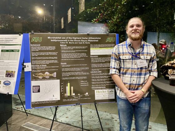 ATU's Morris Honored for Highland Darter Research - Arkansas Tech ...